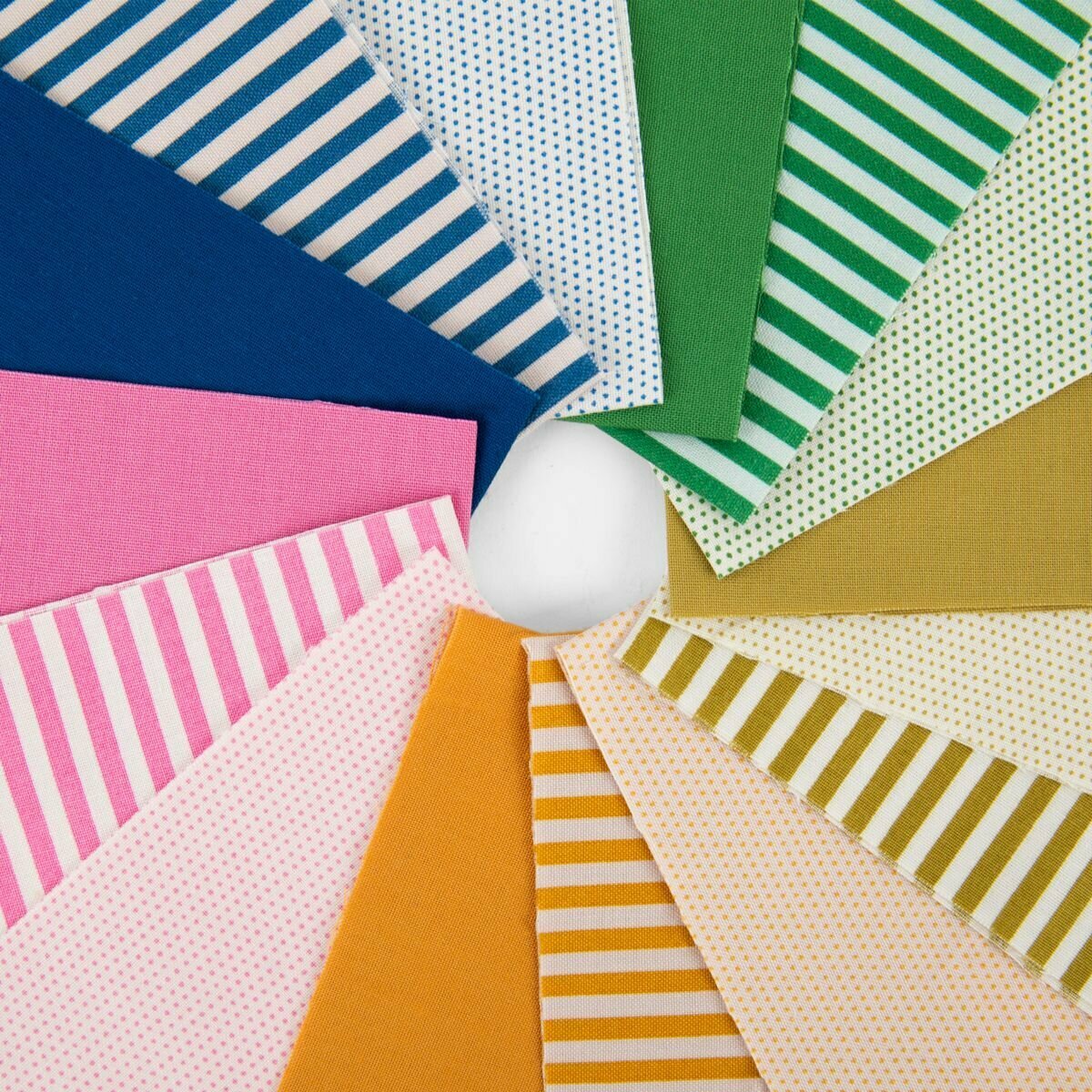 Набор тканей для рукоделия и пэчворка "PEPPY" NPOL-755 7x55 см (2.5х22 дюйма) 15 шт № 01 Ассорти