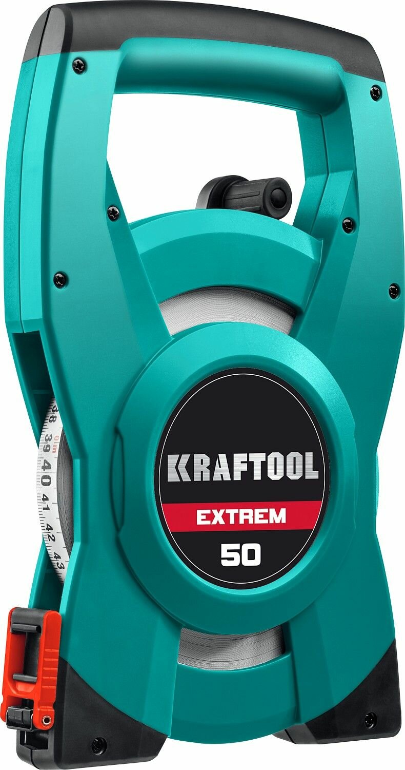 Мерная лента KRAFTOOL геодезическая, стальная, длина 50 м