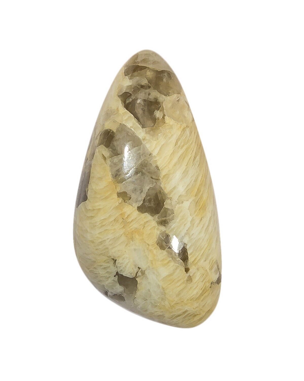 Кабошон Пегматит, натуральный минерал, размер: 26х13х7 миллиметров.