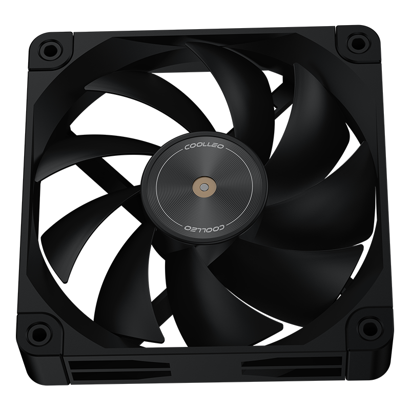Вентилятор для корпуса Coolleo CL-N25-B12L 120 мм. Black