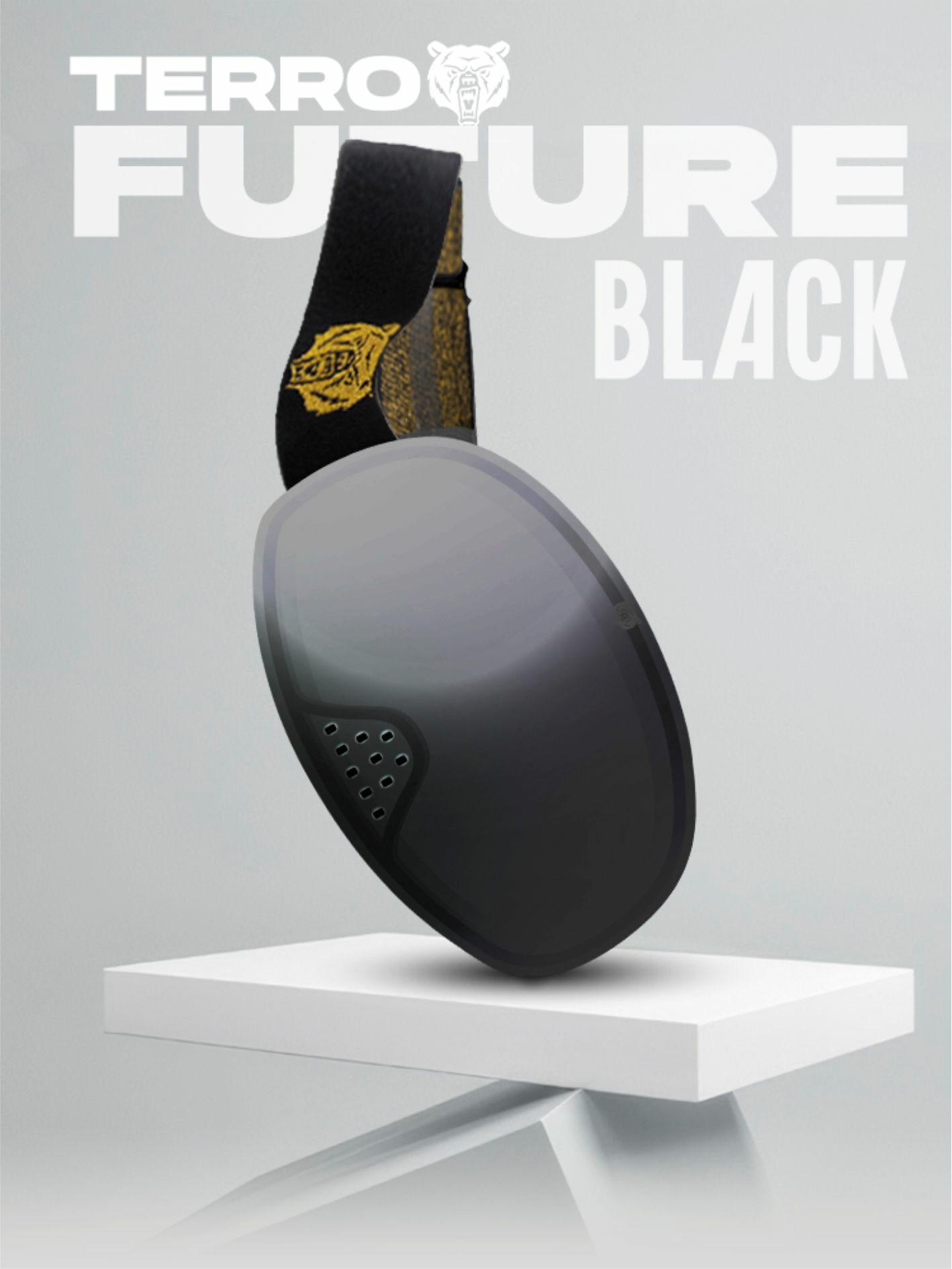 Маска горнолыжная TERROR - FUTURE Black