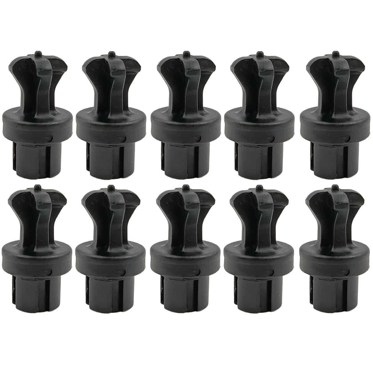 Хвостовик 10шт. для ножа измельчителя тип 2, (увеличенный ободок) черный. блендера Redmond, Polaris