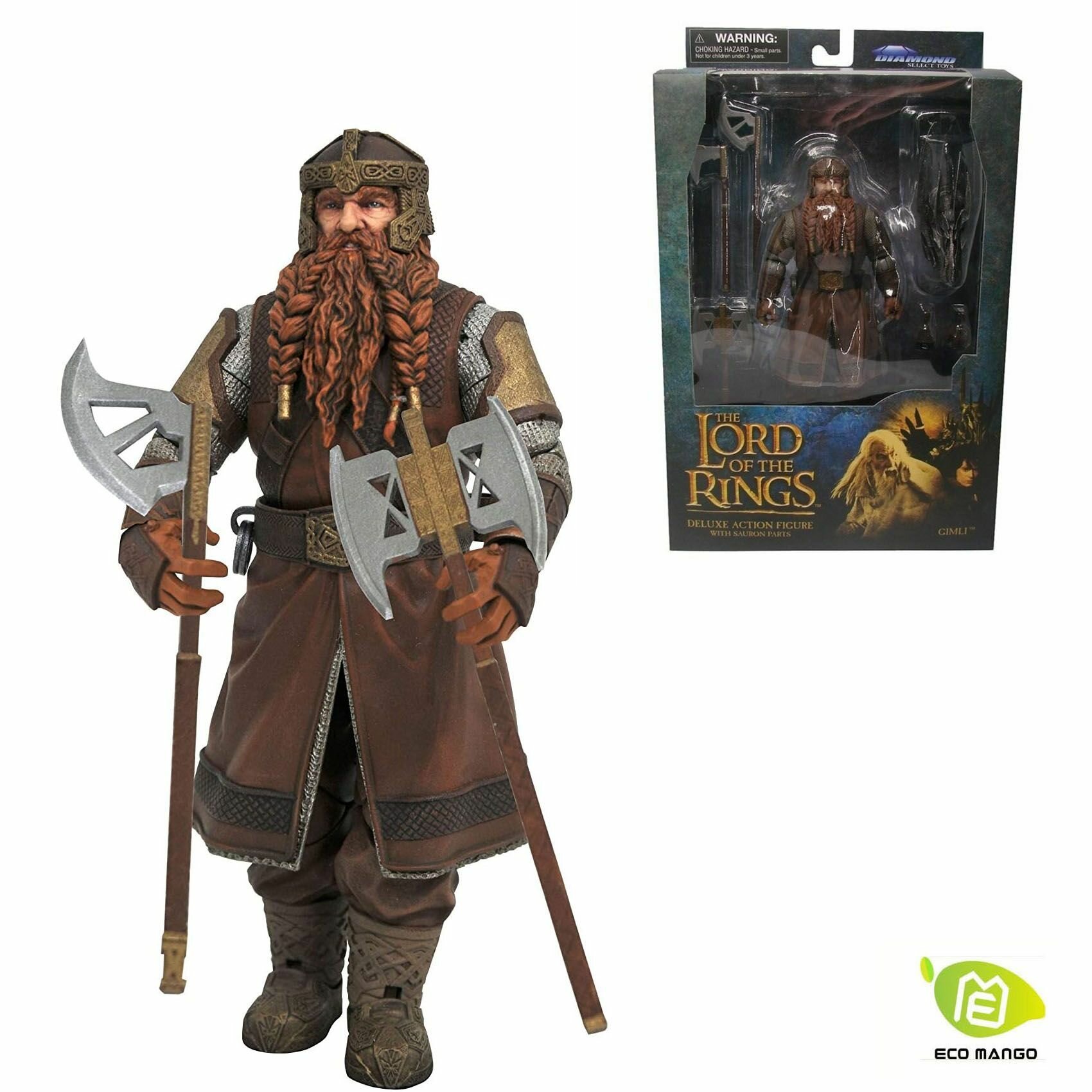 Фигурка DIAMOND SELECT TOYS Властелин колец: Гимли, 7 дюймов