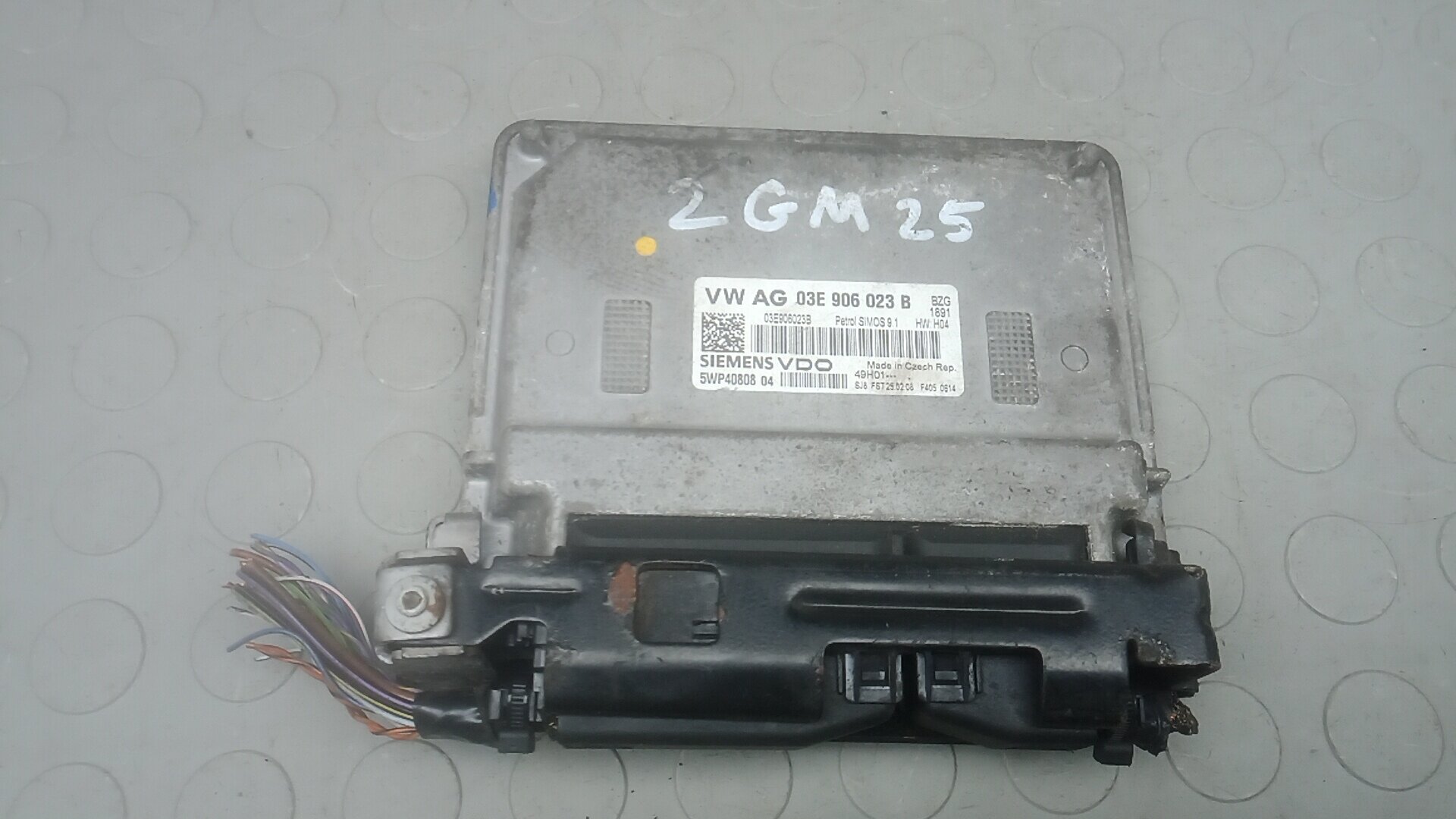 Блок управления двс SKODA FABIA 2, Номер 03E906023B, 5WP40808