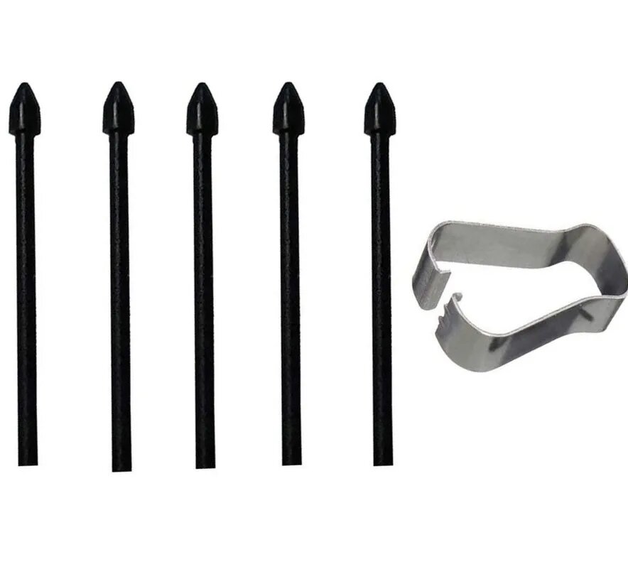 Сенсорные насадки для стилуса Samsung белый пластик Black