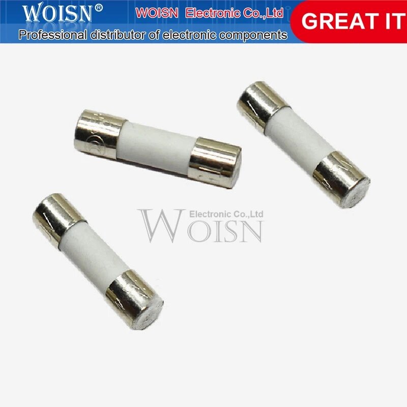 Керамический предохранитель T6.3AH 250 В 5*20 мм