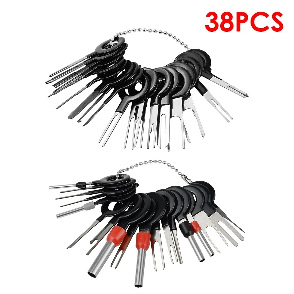 59/38/11/8/3 шт. автомобильная вилка, набор инструментов для удаления клемм, штифт для ключей, 3pcs