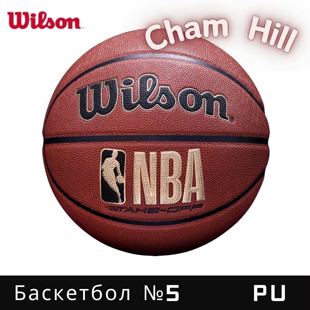 Мяч баскетбольный Wilson NBA TAKE OFF Brown gold, WZ2013801CN5, размер 5