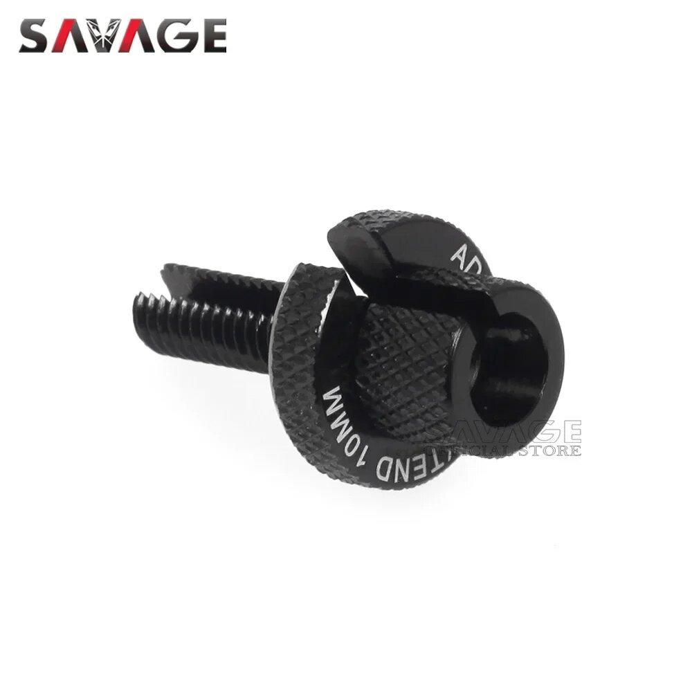 Регулятор троса сцепления для KAWASAKI NINJA 250/R 300 500 600R 650/R 1000 ZX6R ZX9R ER6N ER4N ER-5 EX250, винты M8 для мотоцикла Черный, черный