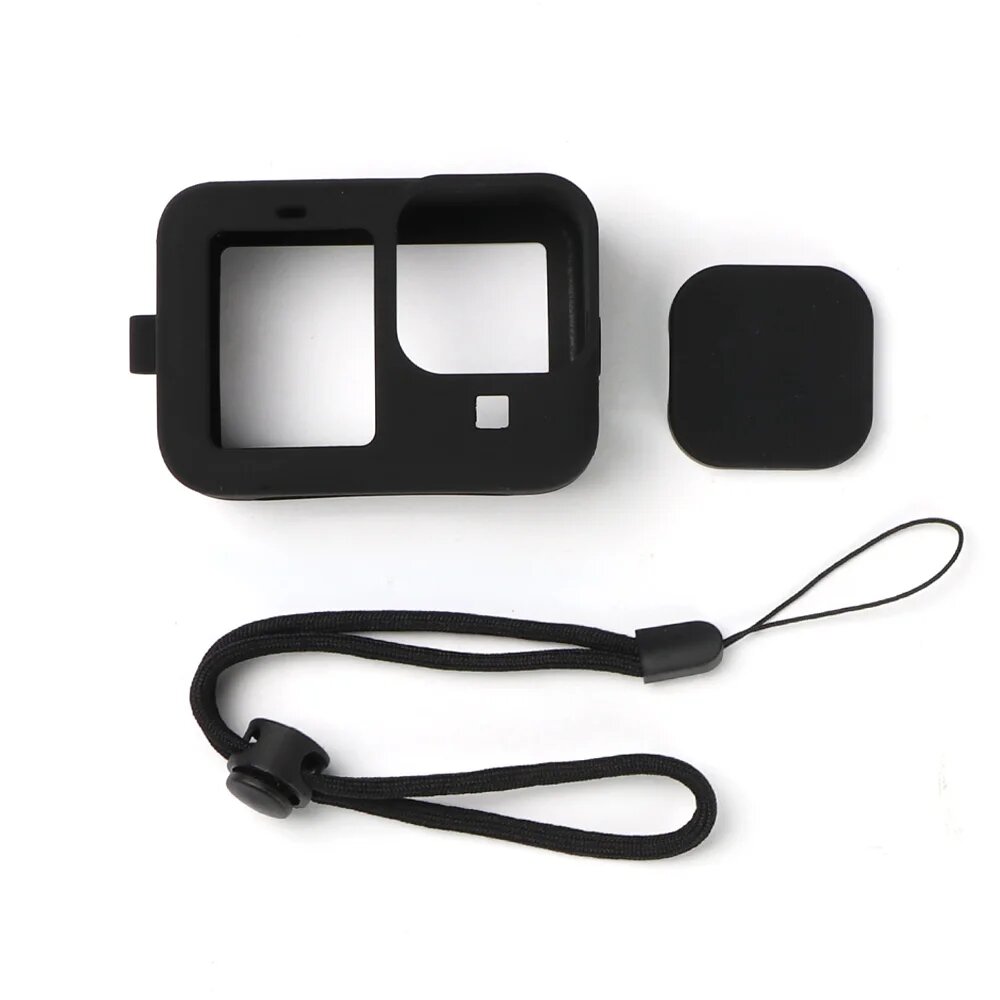 Чехол силиконовый черный для GoPro Hero 13 12 11 10 9 LBKAFA Black