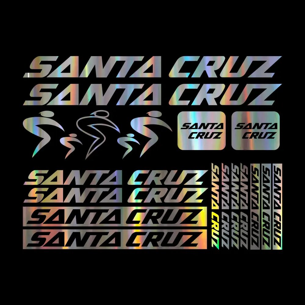 Виниловые наклейки для Santa Cruz, наклейки, лист, рама для велосипеда, велосипеда