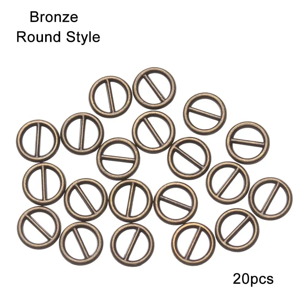 Металлические кнопки для кукол 20 шт. Коричневый, 5mm Bronze