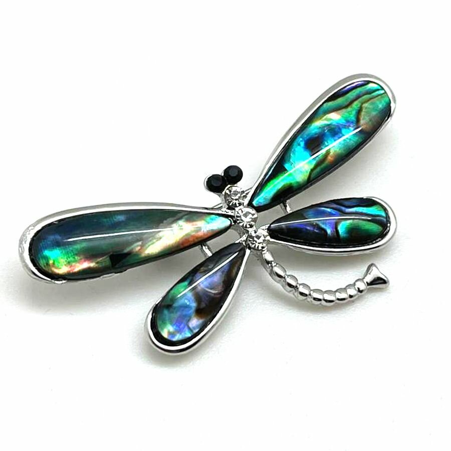 Брошь, ракушка, перламутр