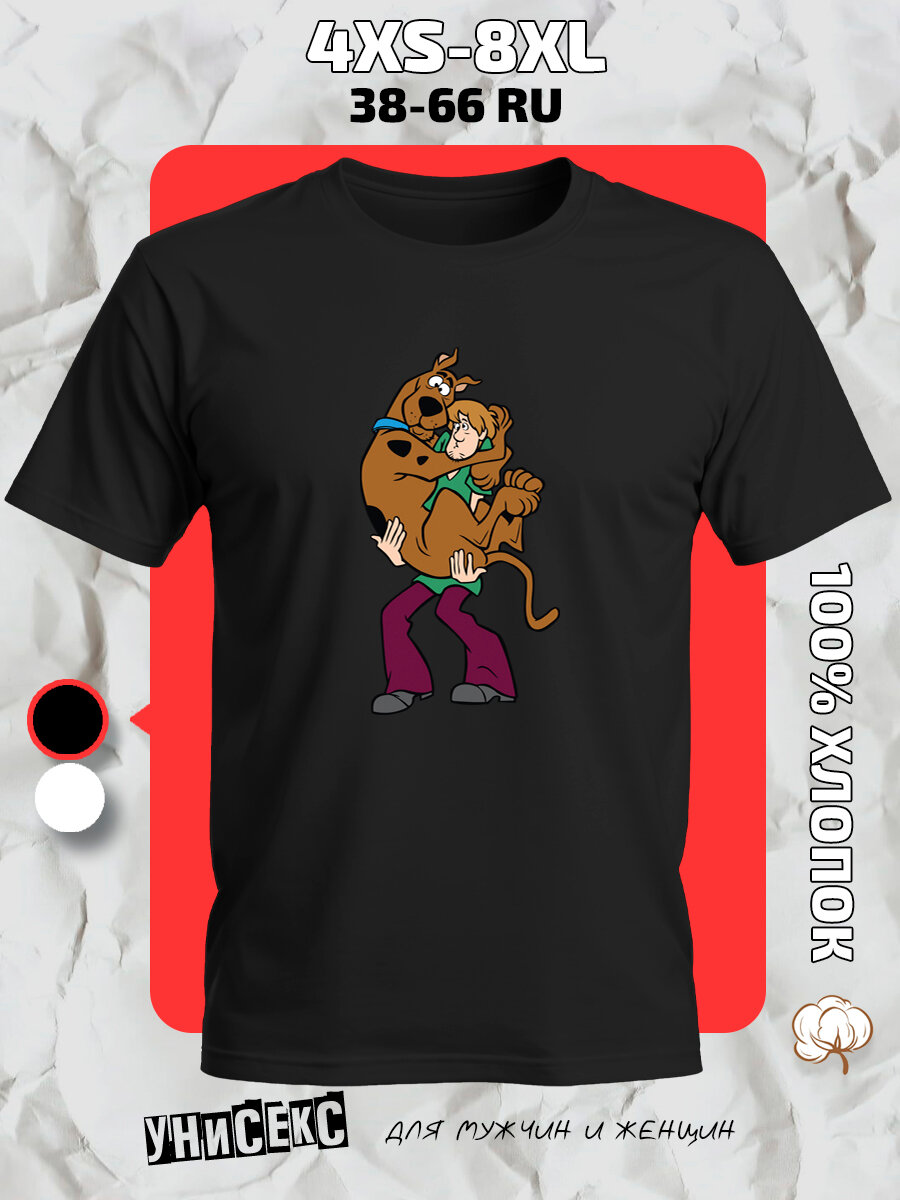 Футболка с принтом Скуби Ду Scoobert Doo