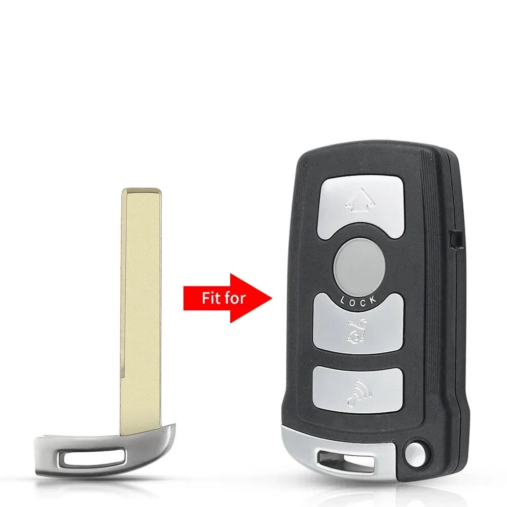 KEYYOU для BMW CAS4 F 3 5 7 серии E90 E92 E93 X5 F10 F20 F30 F40 новый 5 7 серия необработанный пустой ключ лезвие ключ Аварийный ключ Model 2
