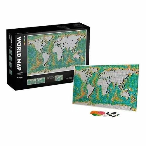 Карта мира 31203, Детские игрушки, Сборка, модель, Подарок,11695PCS,18+L1206