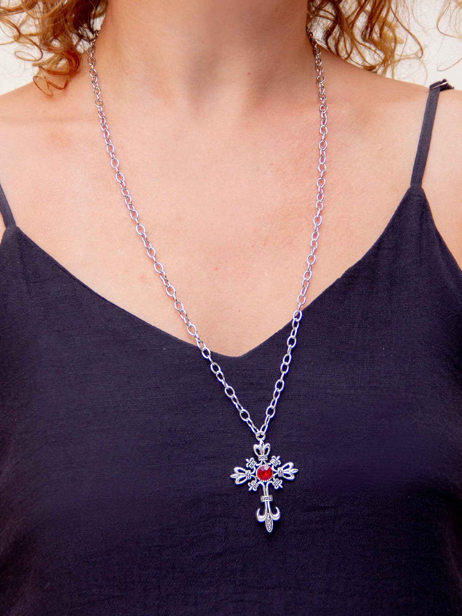 Колье, стекло