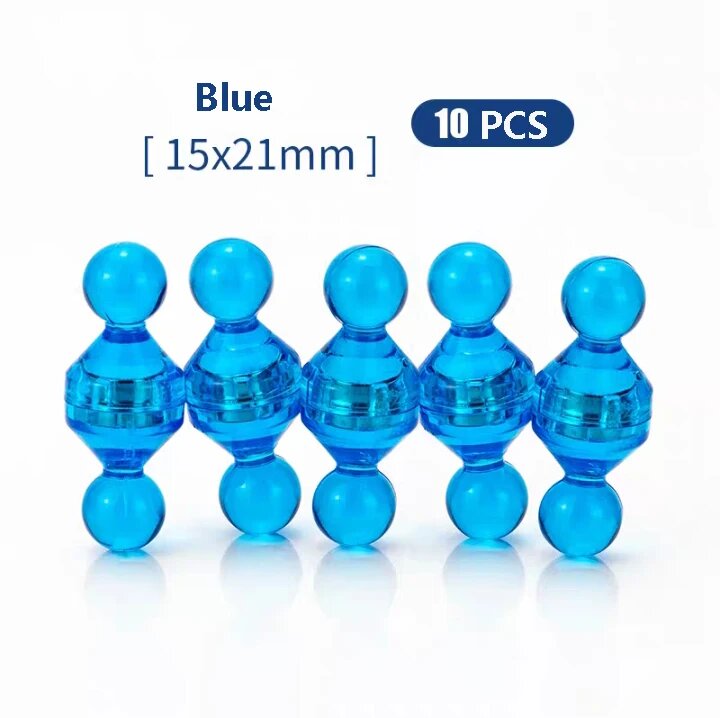 Неодимовые магниты 10pcs blue 15x21 мм
