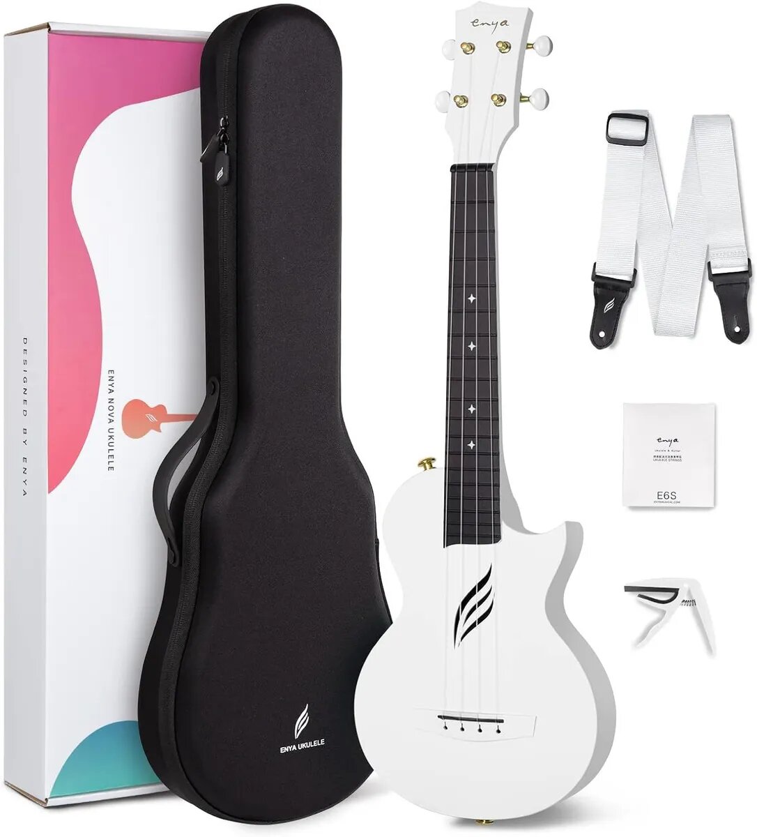 Enya Music Укулеле Enya NOVA U 4-струнная, корпус Полимерный материал 23"