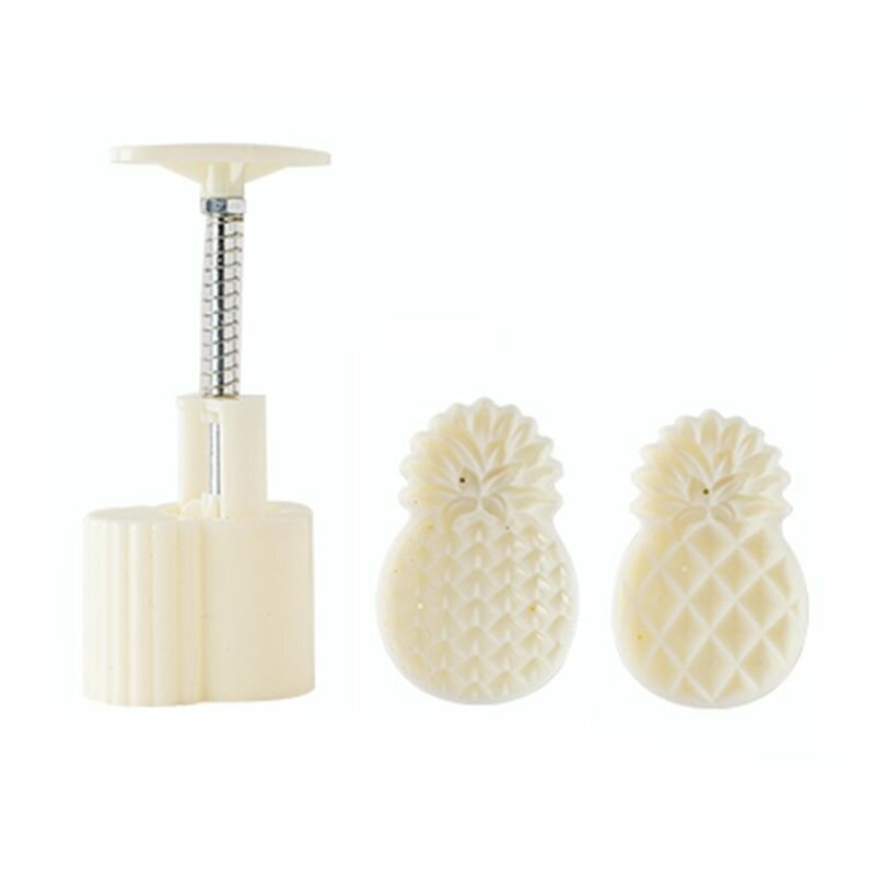 Ананас/Лотос в форме лунного пирога, штампы, формы, аксессуары для выпечки, кухонные инструменты, пластиковый материал фестиваля