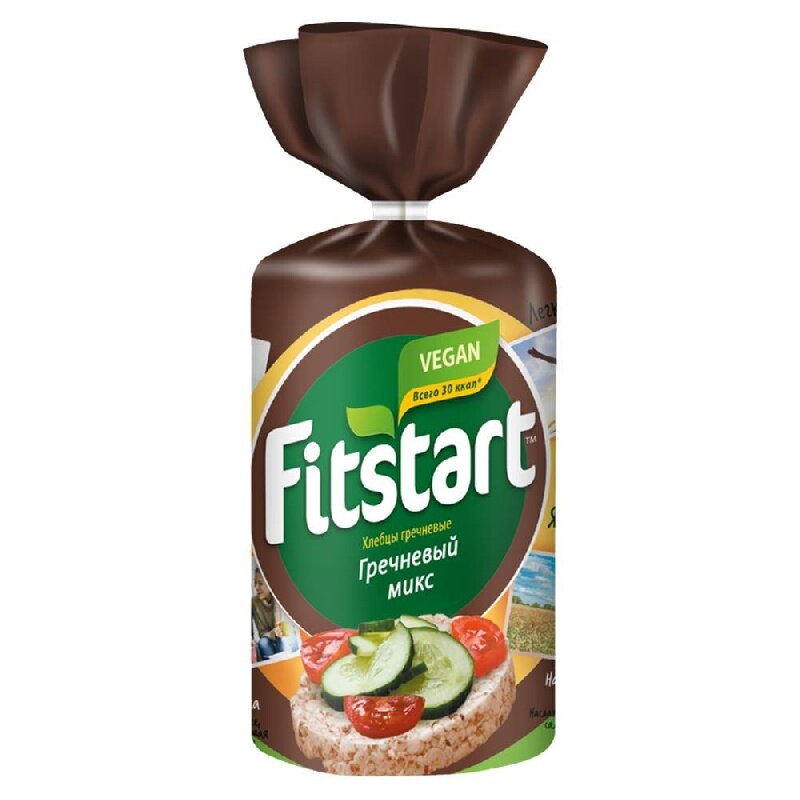 Хлебцы FITSTART гречневые Гречневый микс 90г