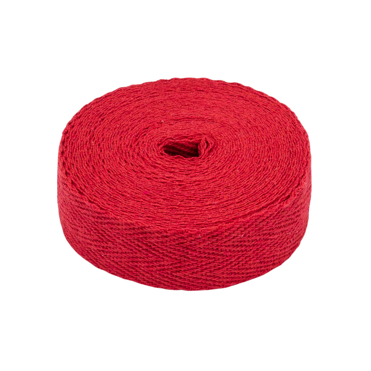 Киперная лента 2 см*4,57 м, для шитья и рукоделия, хлопок, Айрис (16 красный)