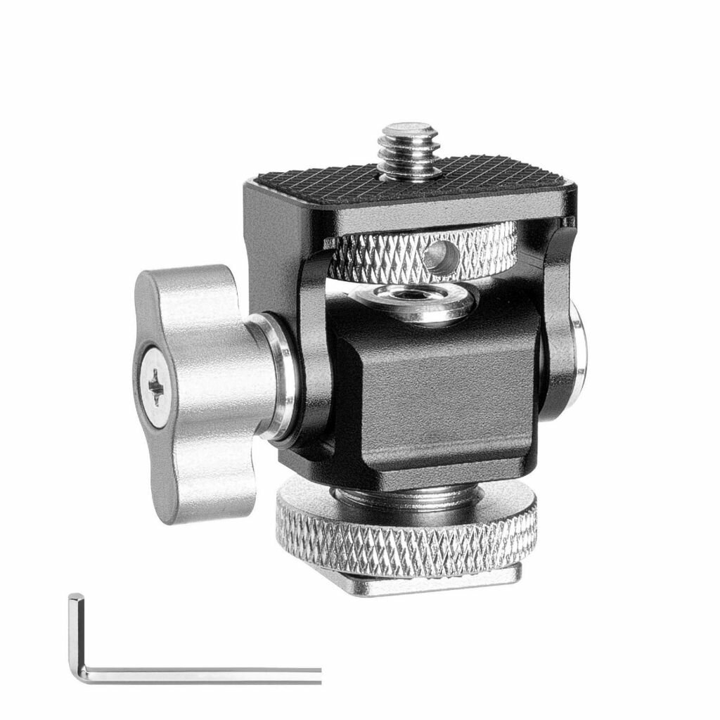 Регулируемый кронштейн для камеры с креплением на горячий башмак 1/4 дюйма