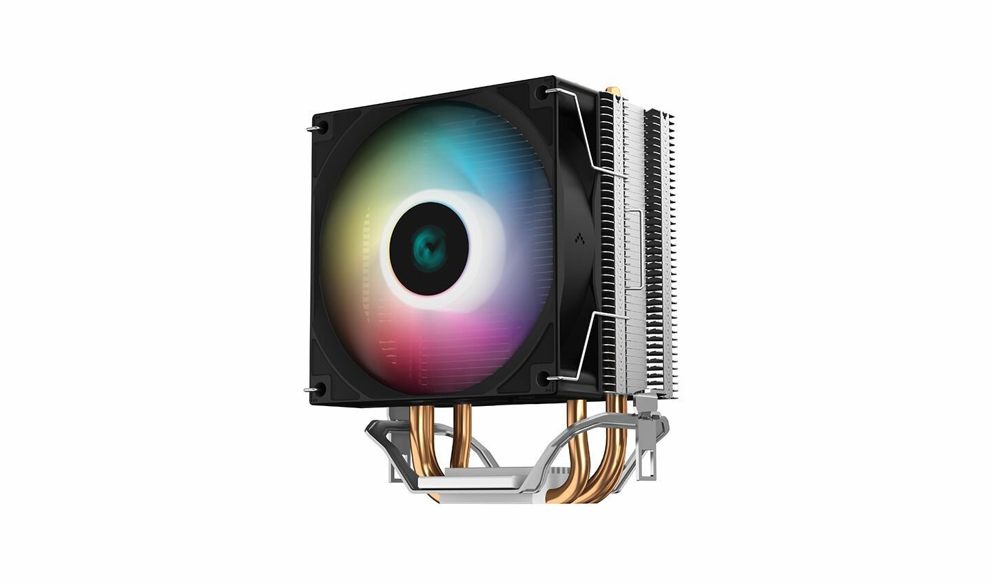 Кулер для процессора Deepcool Кулер AG300 LED LGA1700/1200/115X/AM5/AM4 (TDP 150Вт, PWM, Multi-Color LED Lighting, Fan 92mm, 3 тепл. Трубки прямого контакта) RET AG300
