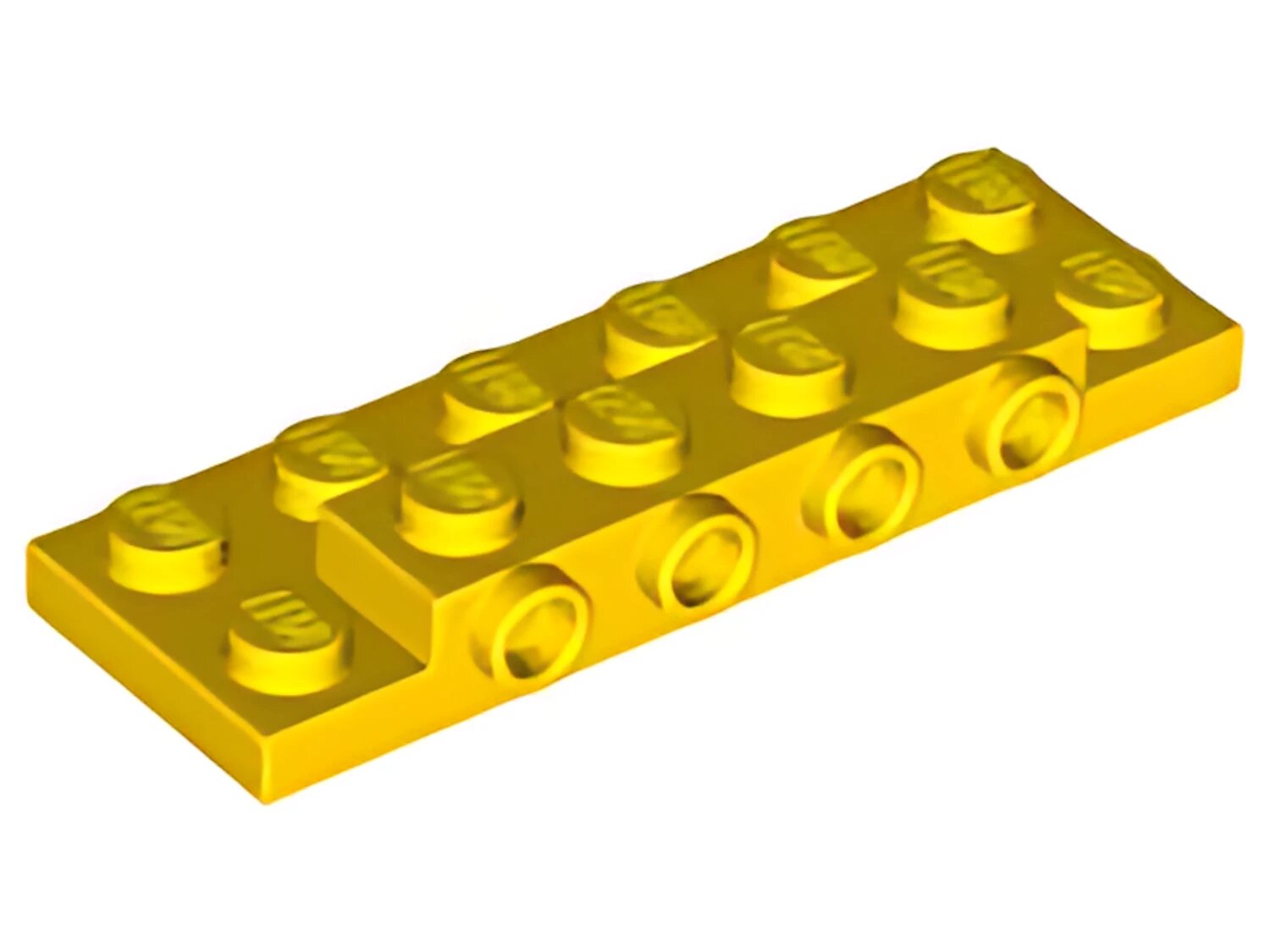 Деталь LEGO Пластина Lego Plate, Modified 2 x 6 x 2/3 with 4 Studs on Side 87609 (72132) Yellow U