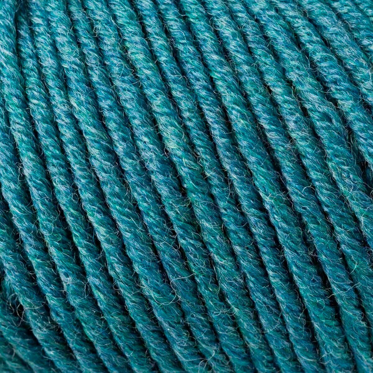 Merino Extrafine 120 /Мерино Экстрафайн 120/ пряжа Schachenmayr, MEZ, 9807552 (00166, meerblau meliert (синий океан меланж), синий)