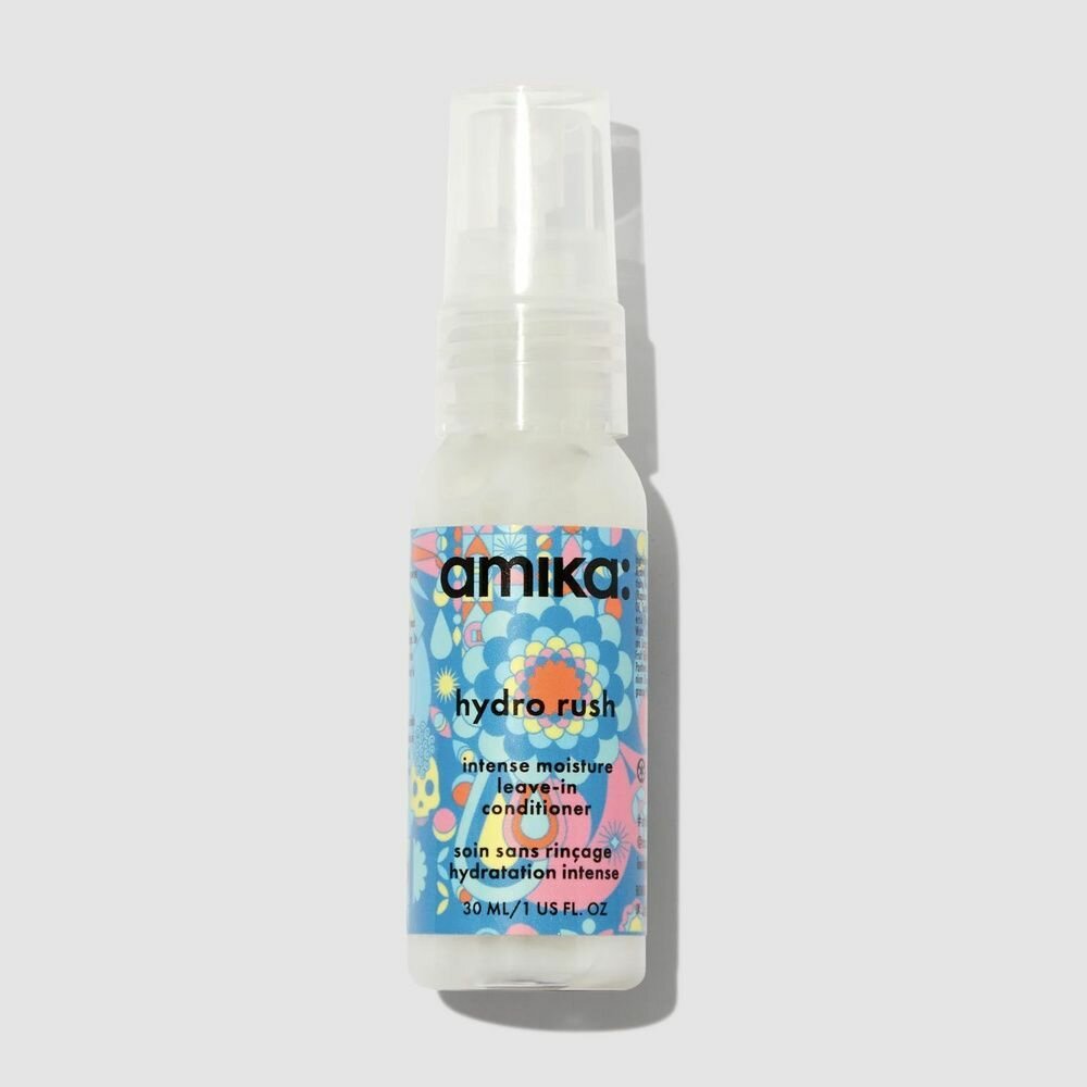 Увлажняющий, несмываемый кондиционер для волос мини-формат AMIKA: hydro rush intense moisture leave-in conditioner 30ml