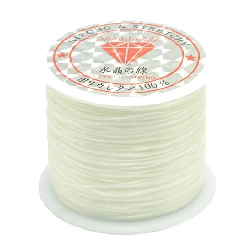 Эластичная нить для бижутерии LUOMAN XIARI Белый, White