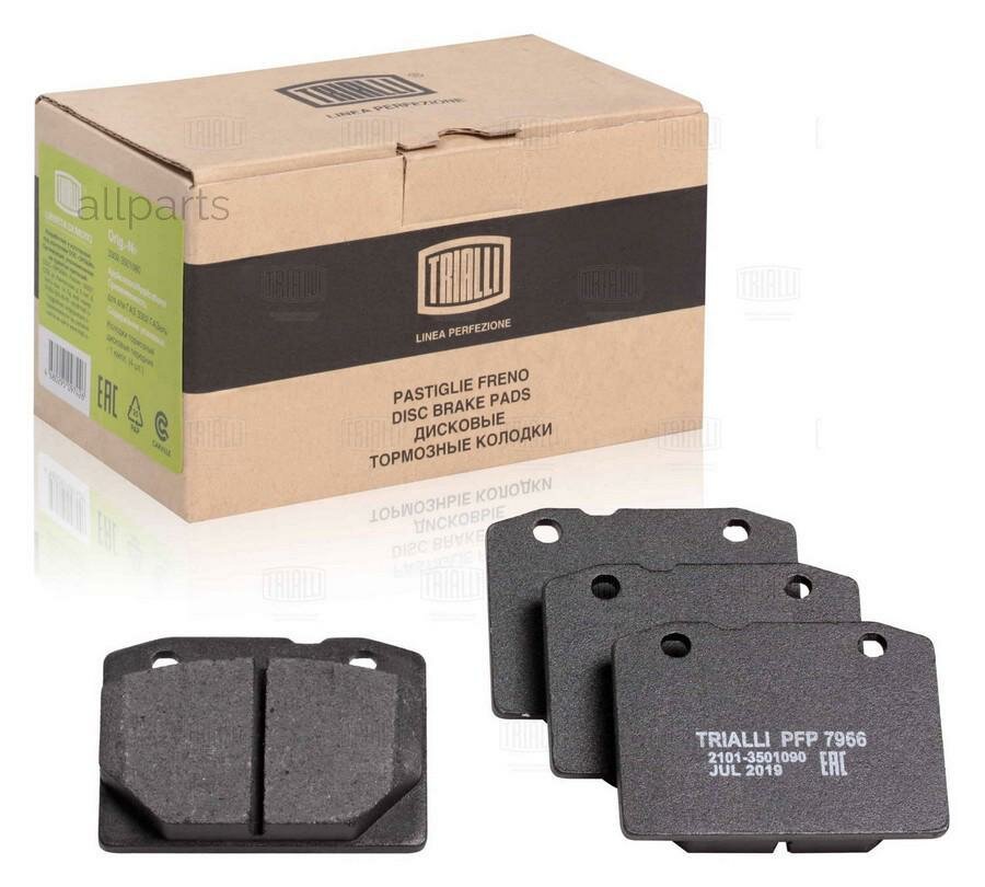 TRIALLI PFP 7966 Колодки торм. для а/м Лада 2101-2107 диск. перед. ECO TRIALLI PFP 7966
