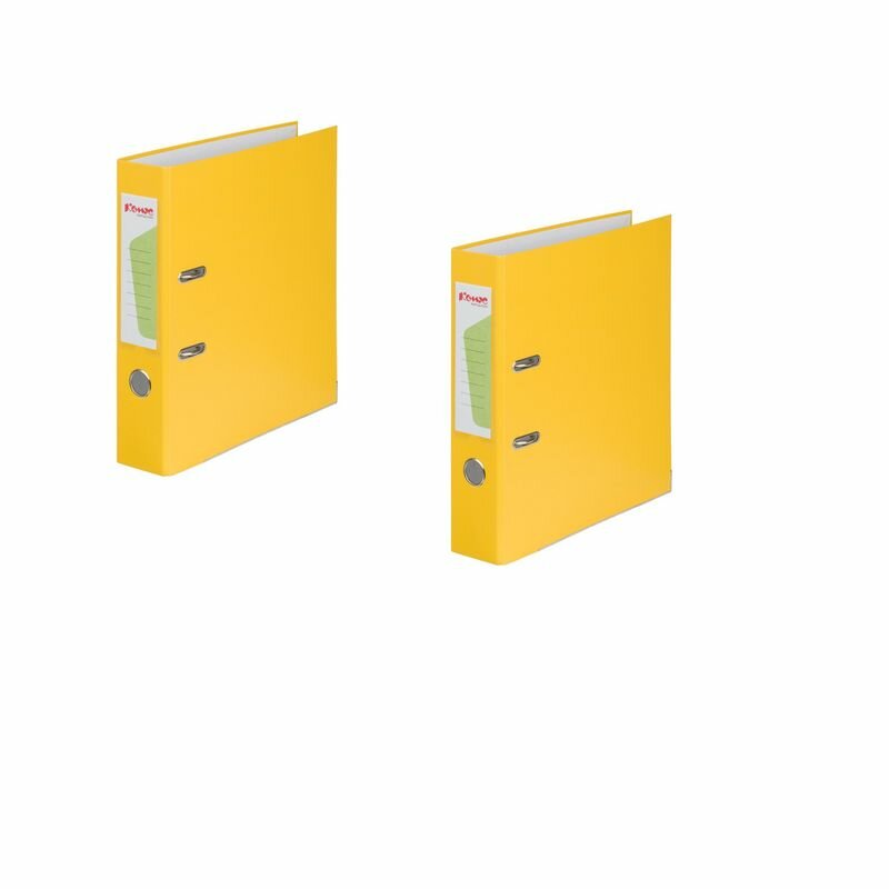 Комус Папка-регистратор, Экономи, 75 мм, зеленая , 2 уп.