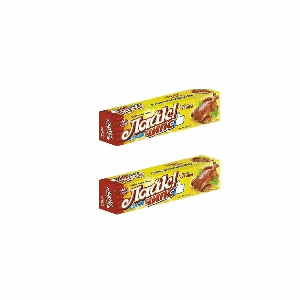 Матяш Лайк чипсы со вкусом курицы, 40 г, 2 уп