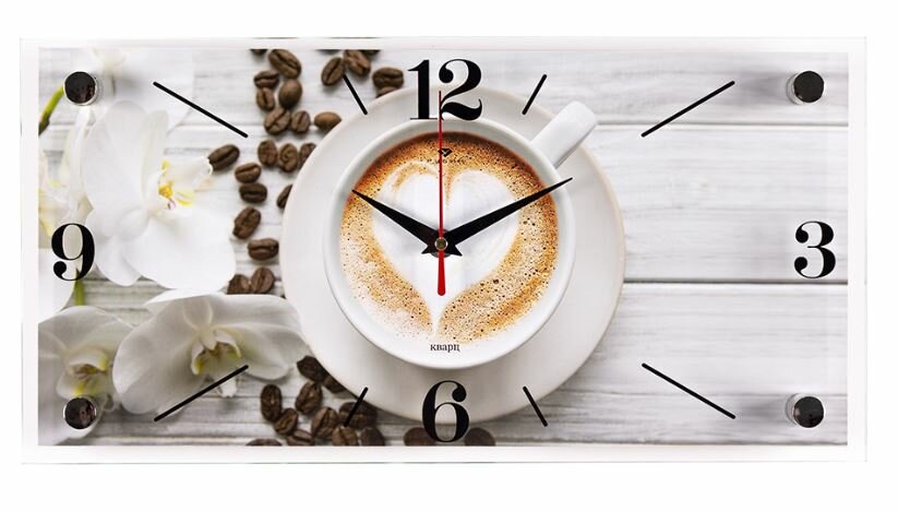 Часы настенные Рубин 1939-021, Время для кофе