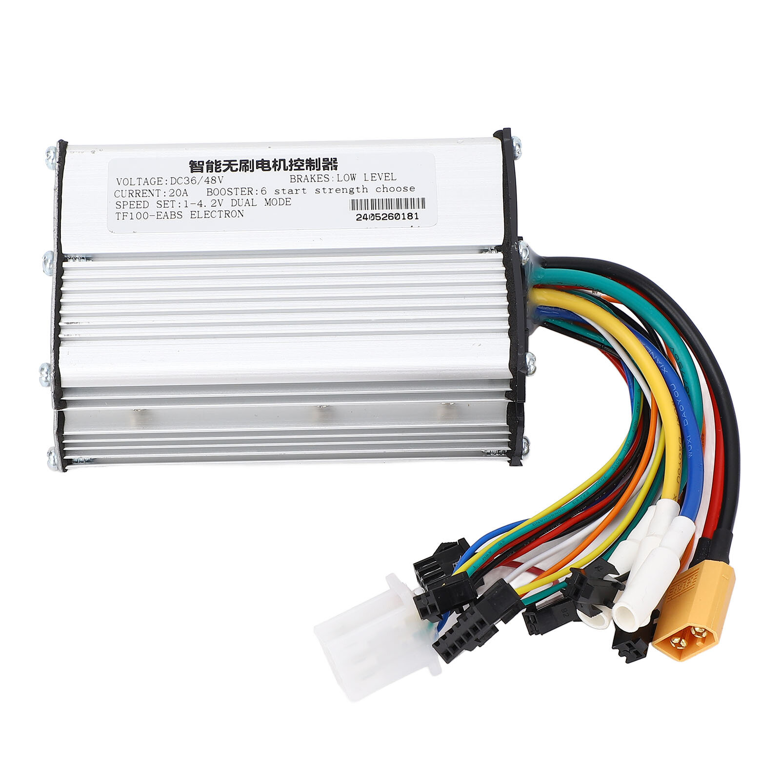 Контроллер бесщеточного двигателя 36 В 48 В 20 А для электросамоката M4 PRO 10 дюймов, изготовленный из алюминиевого сплава.