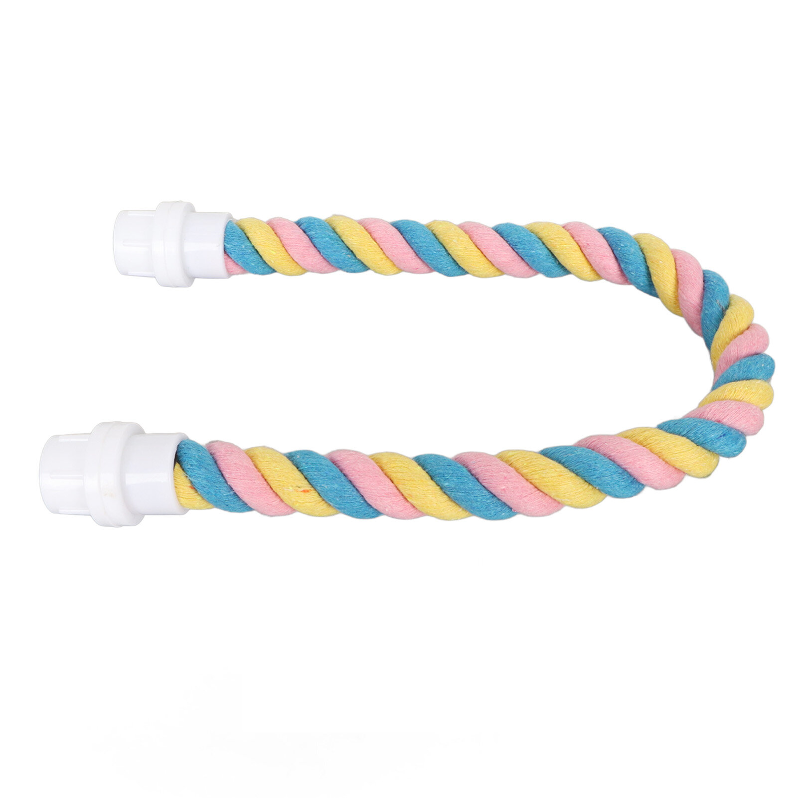 Птица Веревка Окунь Красочные Гибкие Хлопковые Качели Попугай Восхождение Стоячая Игрушка для Корелл Попугаи S 9,6 дюймов