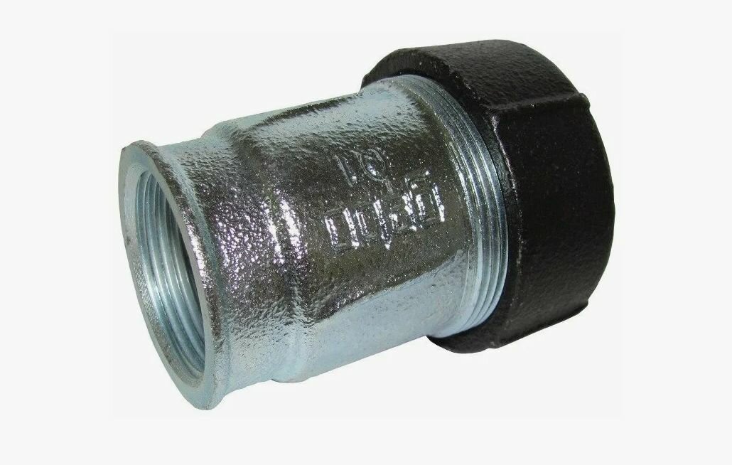Муфта GEBO соединения для стальных и полиэтиленовых труб 3/4" внутренняя резьба
