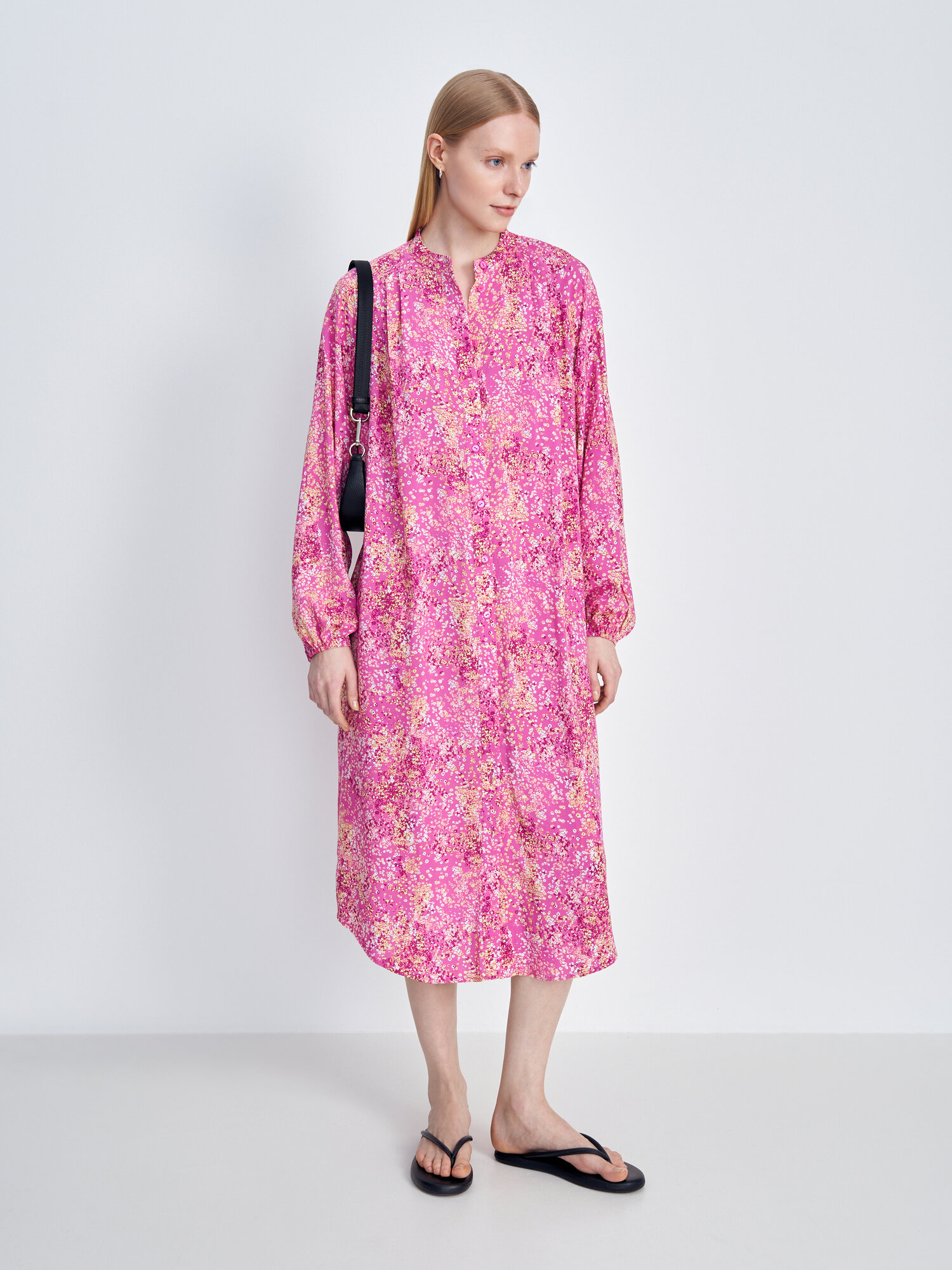 Платье Летнее с длинным рукавом