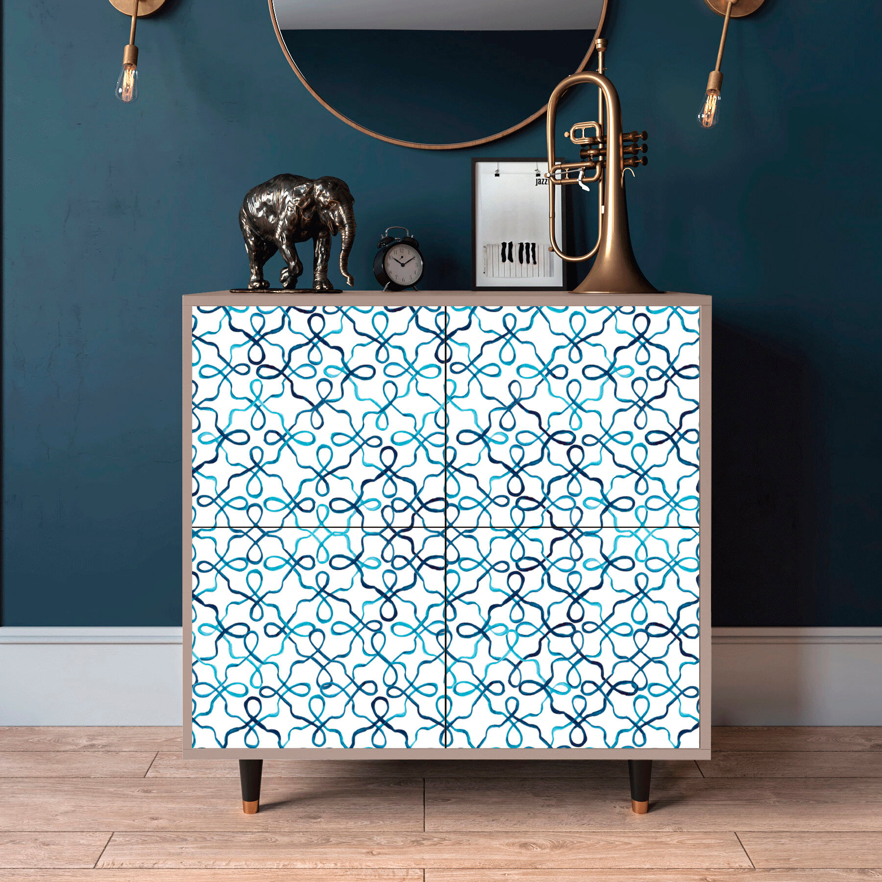 Комод - STORYZ - BS3 Marine Strings, Размер - 94 x 96 x 48 см, Цвет корпуса - Бежевый