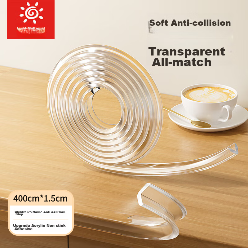 Guangduola Transparent Anti-Collision Strip, Corner Guard, Anti-Bump, Baby Anti-Collision Corner, Soft Edge, Wall Corner Protector, Silicone Protective Strip