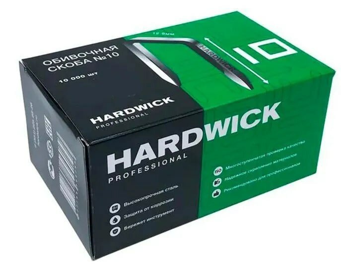 Скоба обивочная Hardwick тип 80/А10,10000 шт.
