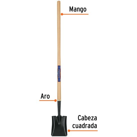 Лопата совковая Truper PCL-CG 17205, "Gardener"