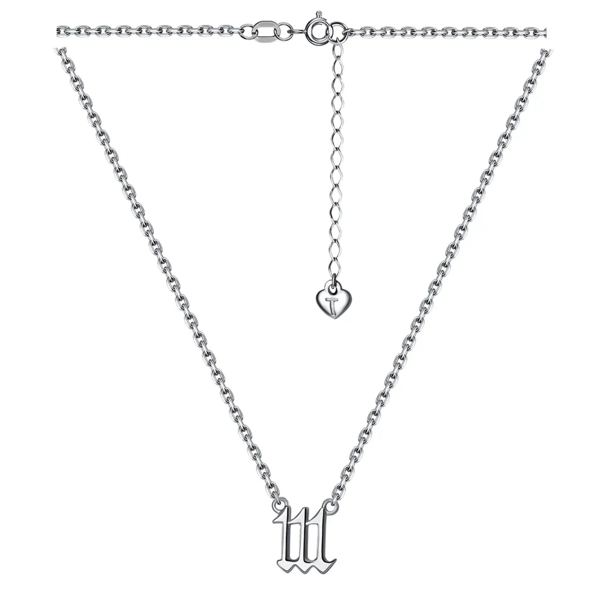 Колье, серебро, 925 проба, родирование