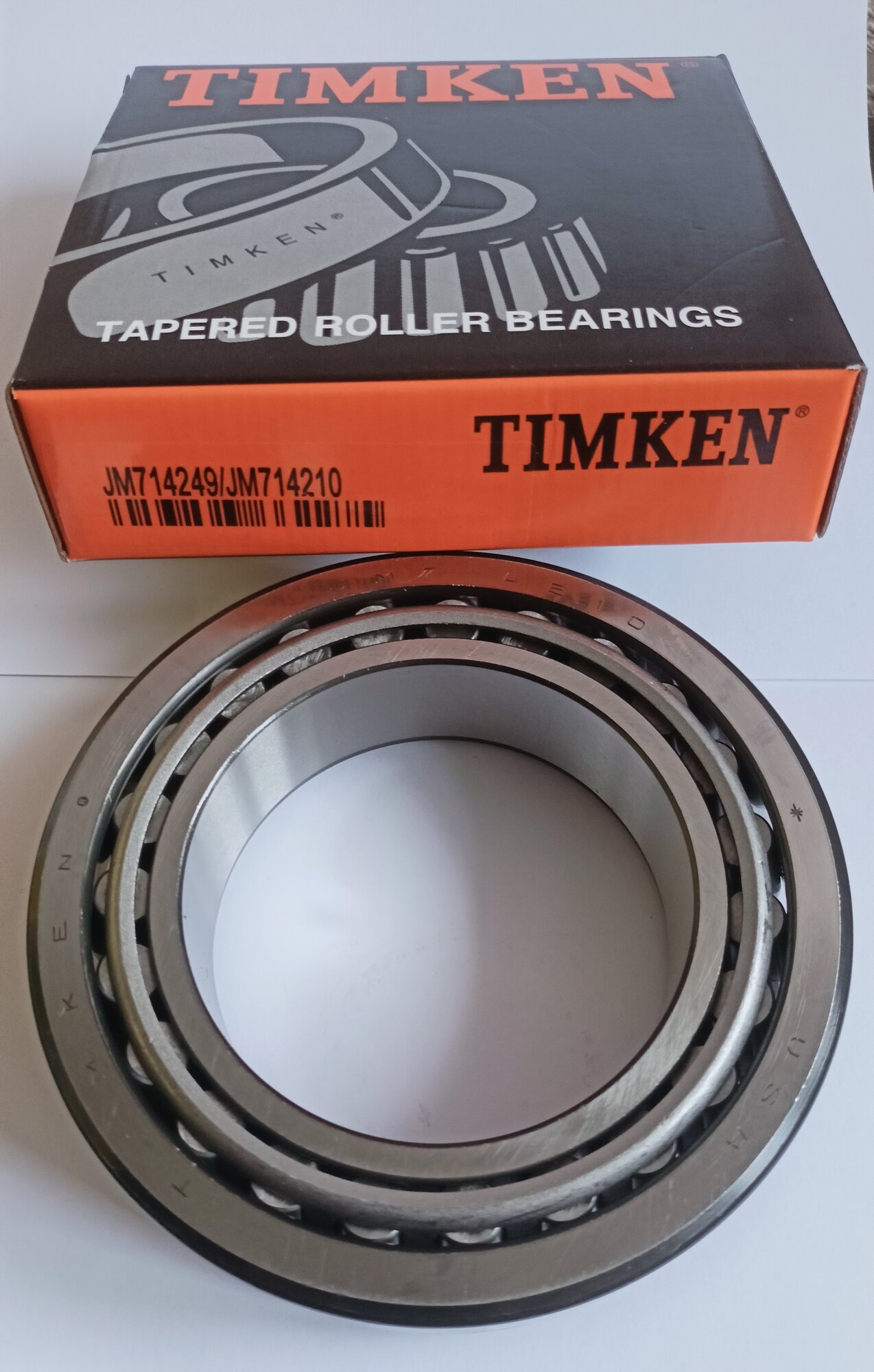 Подшипник TIMKEN JM714249/JM714210 роликовый радиально-упорный однорядный (75х120х31)