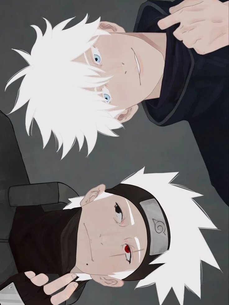 Алмазная мозаика на подрамнике "Наруто" круглые бриллианты 40х50см