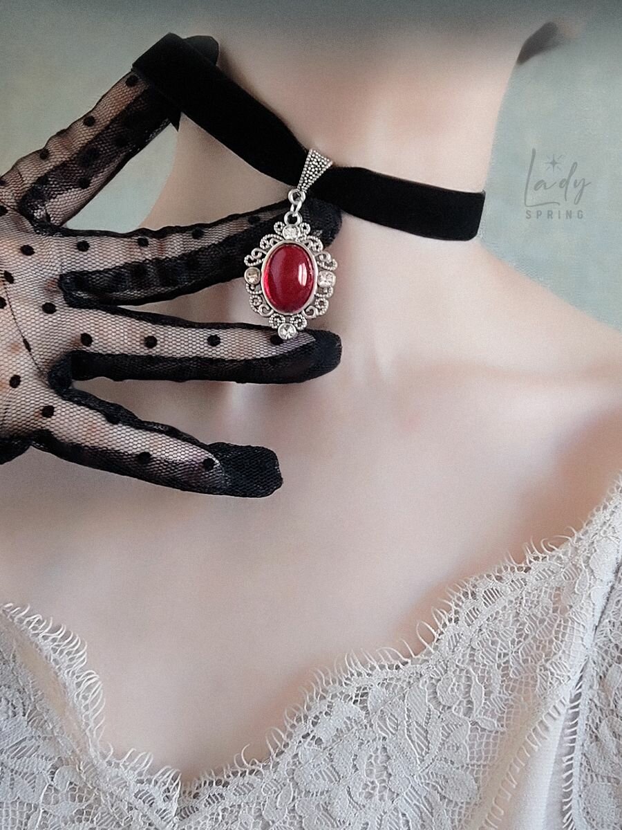 Чокер, кристалл