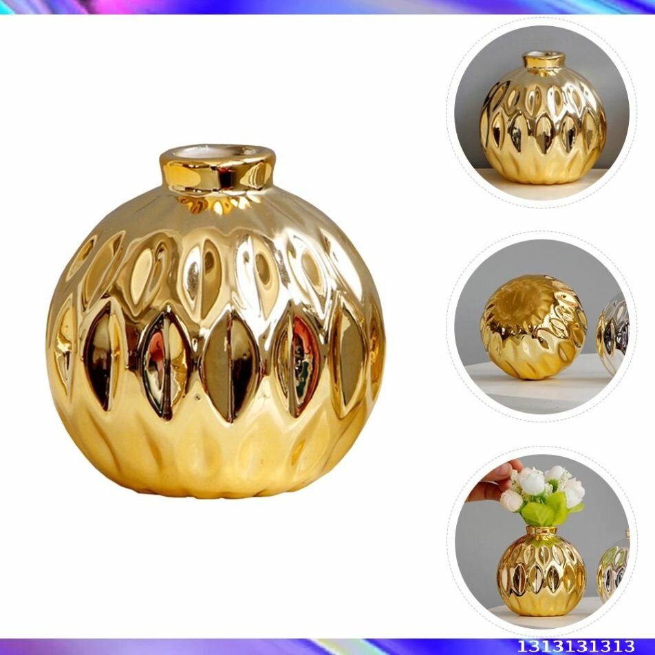 Эксклюзивная ваза из высококачественной керамики для декорирования интерьера в количестве 1 штука