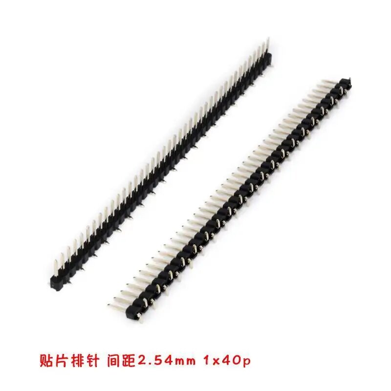 Однорядный контактный разъем SMD 2x40 контактов 1x40p SMD Pin Header